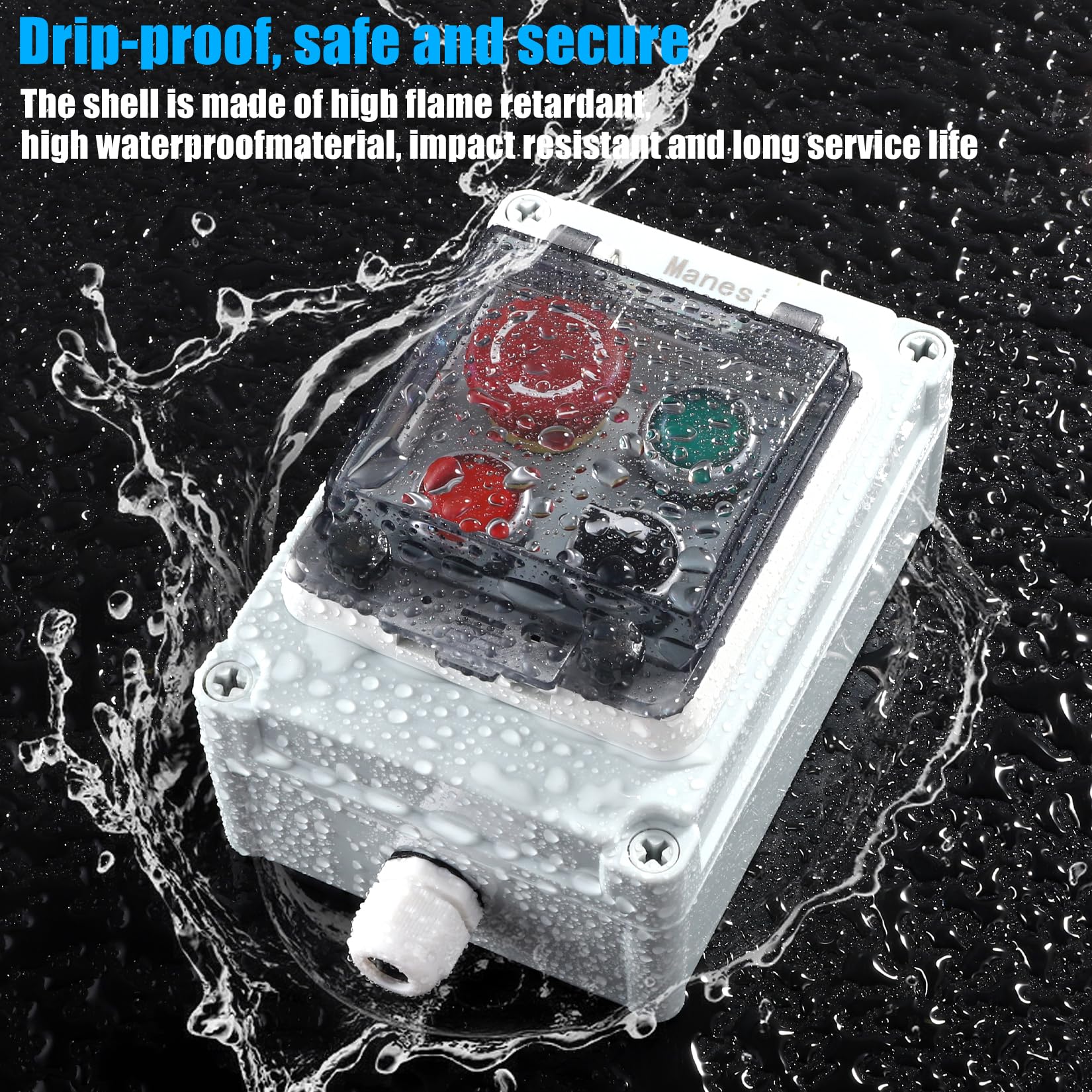 Snapklik.com : Push Button Switch IP67 Outdoor Waterproof Button Switch ...