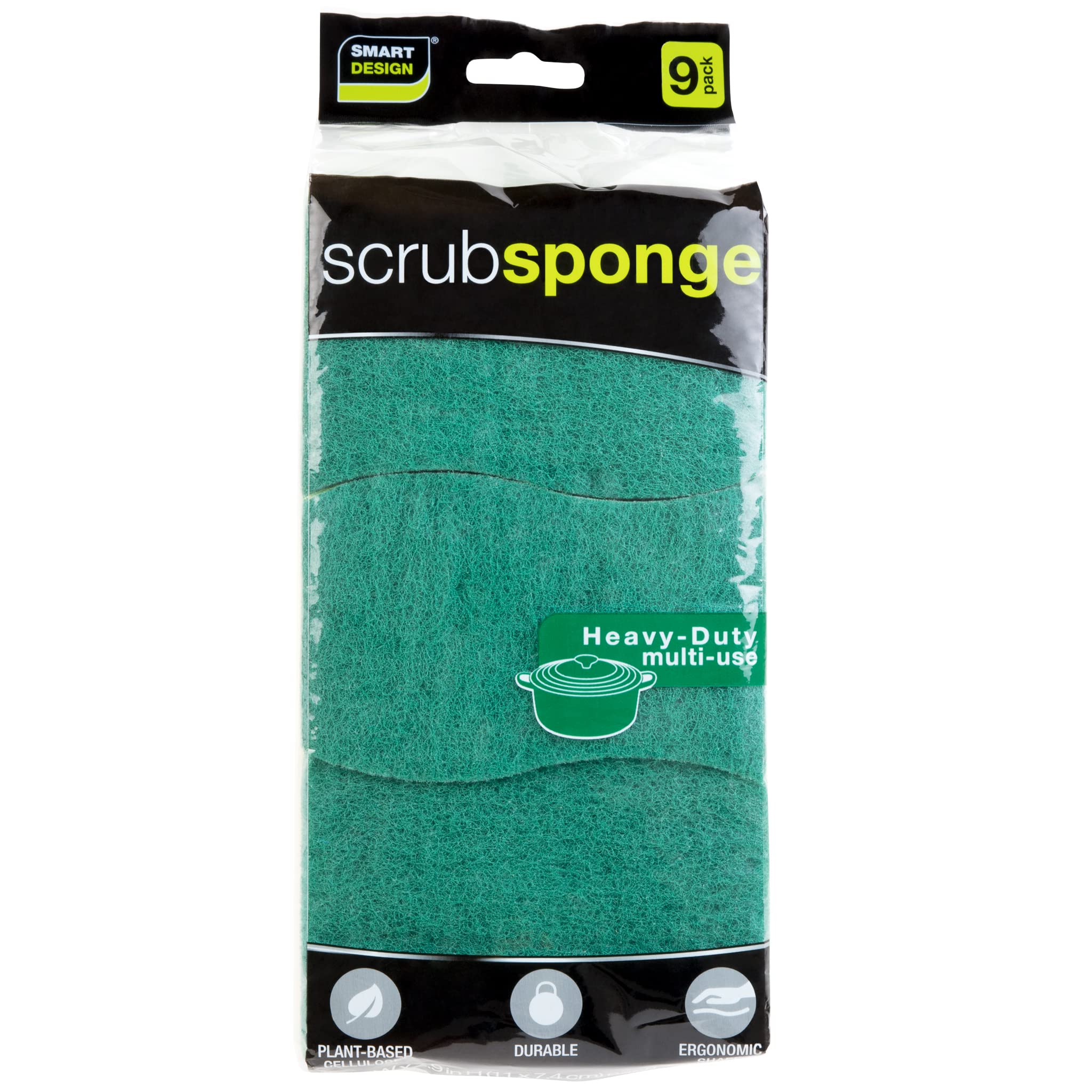 Snapklik.com : Smart Design Heavy Duty Cellulose Smart Scrub Sponge ...