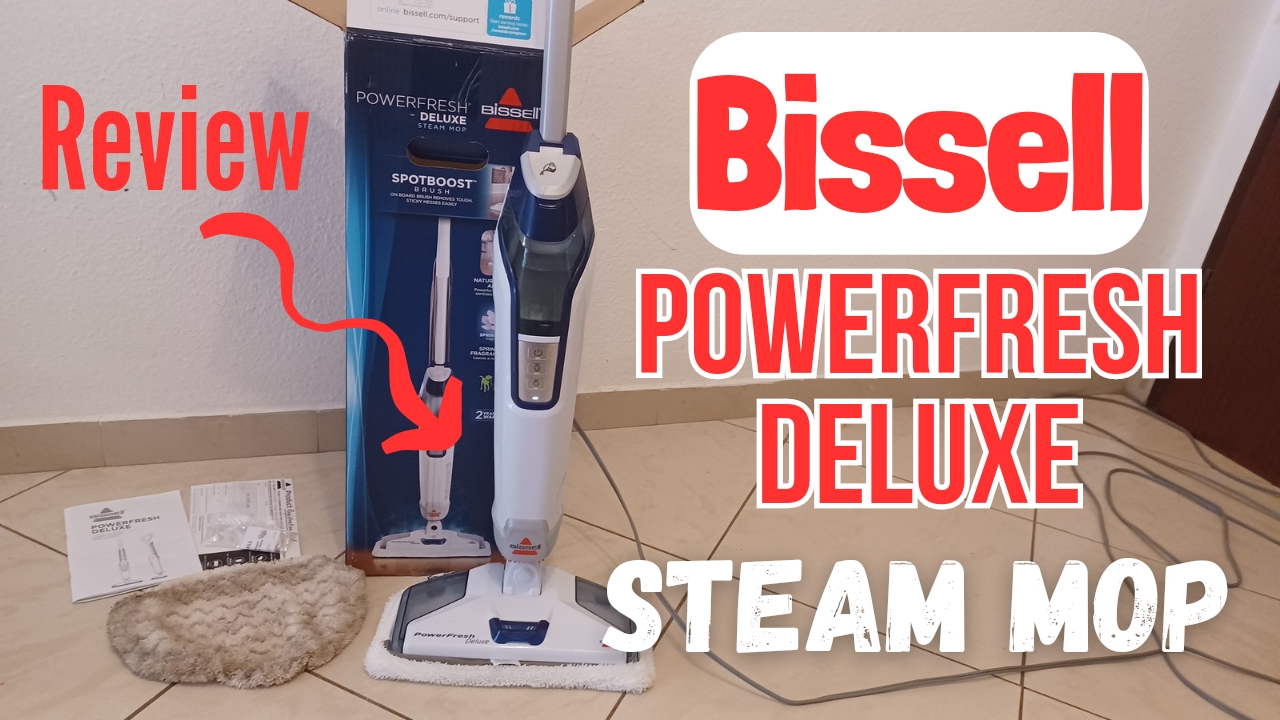 Watch Bissell PowerFresh Steam Mop Deluxe Review on Amazon Live