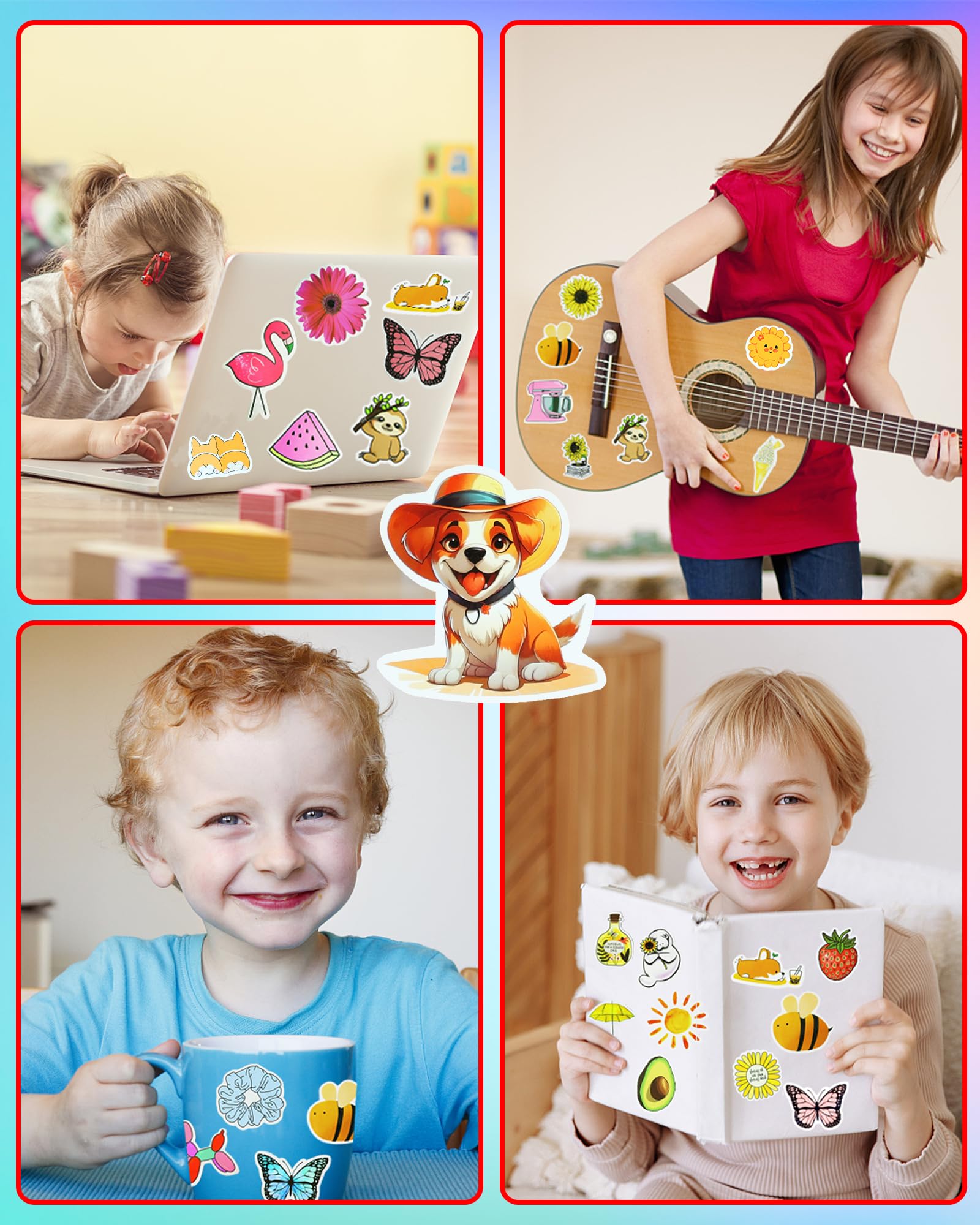 Snapklik.com : 400Pcs Water Bottle Stickers For Kids, Cute Stickers For ...