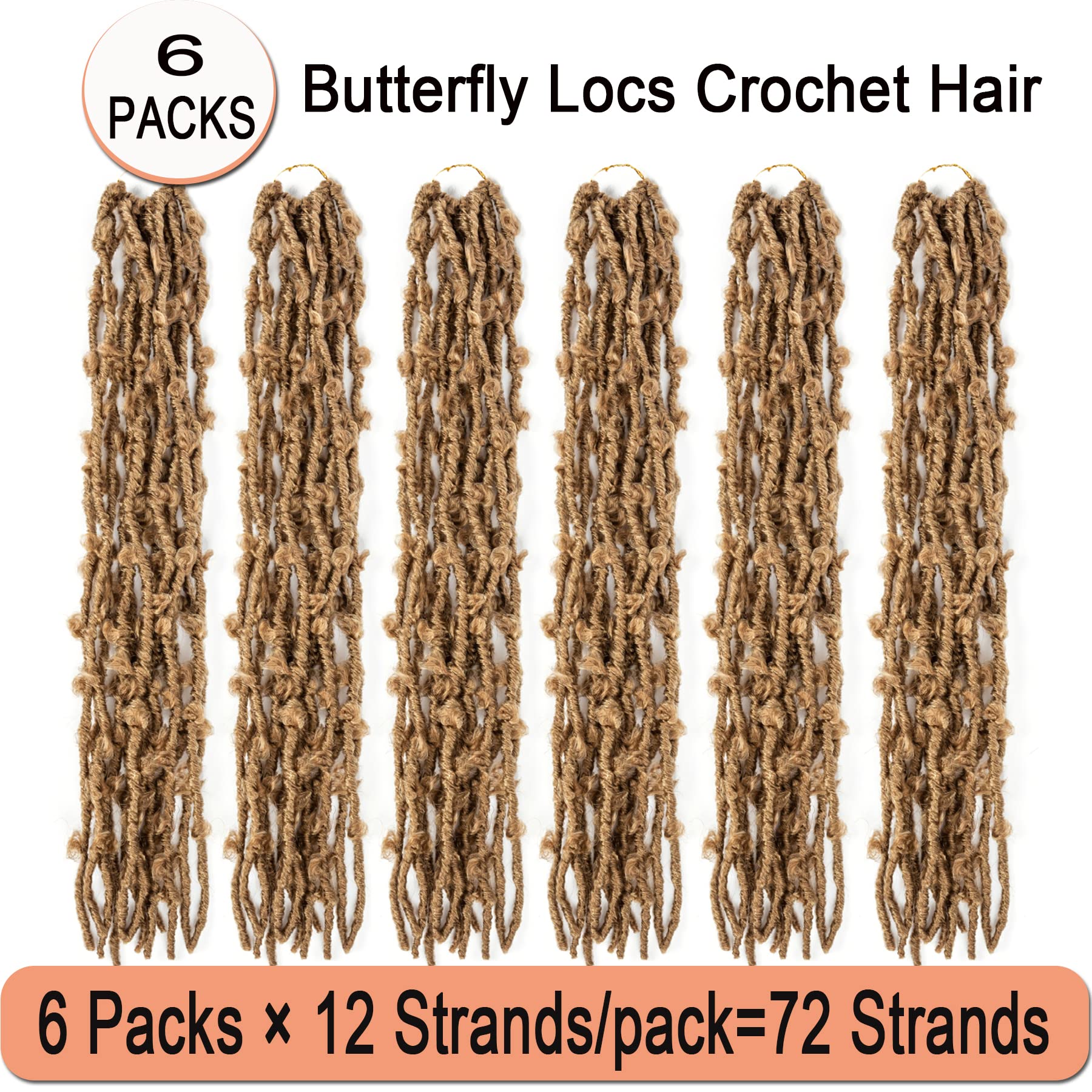 Snapklik.com : Ginger Crochet Butterfly Locs,24 Inch Butterfly Locs ...