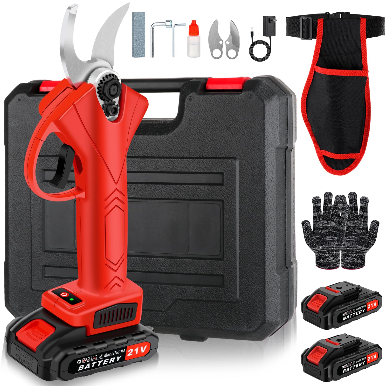 Amazon.com: Electric Pruning Shears Cordless, Battery Pruning Shears ...