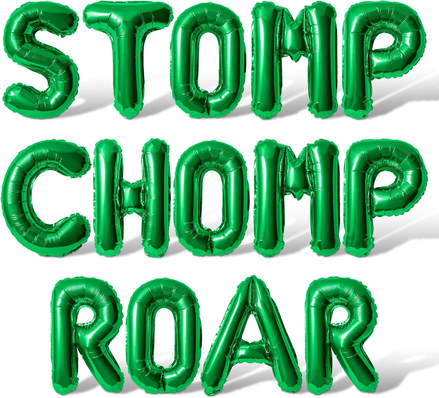 Amazon.com: Letter Balloons - STOMP CHOMP ROAR 16" Inch Alphabet ...