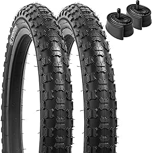 Amazon.com : YunSCM 2-PCS 16" Bike Tires 16x2.125/57-305 and 16" Bike Tubes Schrader Valve with ...