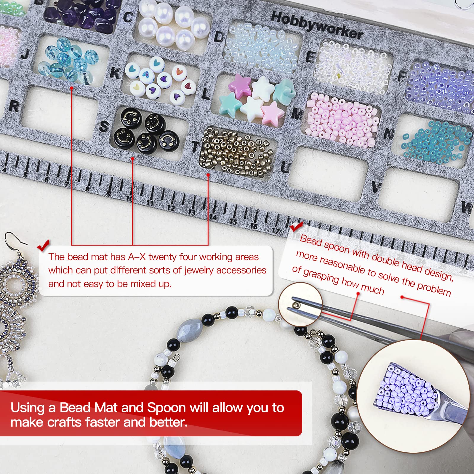 Kumihimo Kit HOMSFOU Multi-Functional Bead Board For Jewelry Making ...