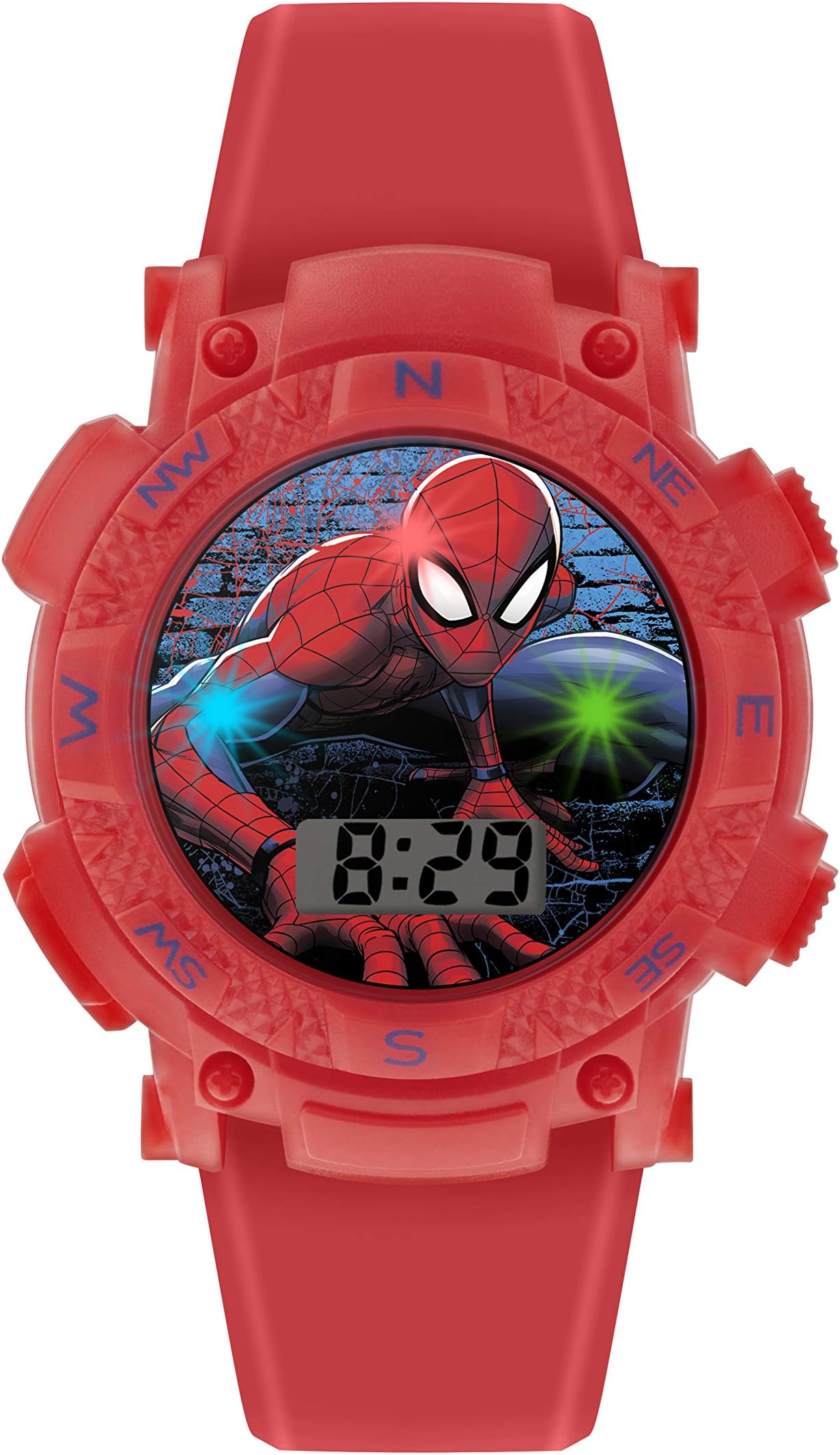 Spiderman Boys Digital Watch with PU Strap SPD4504 : Amazon.co.uk: Fashion