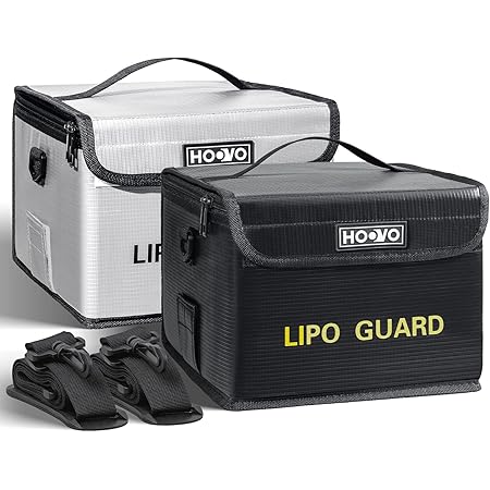 Amazon.com: Zeee Lipo Safe Bag Ebike Battery Fireproof Charging Bag ...