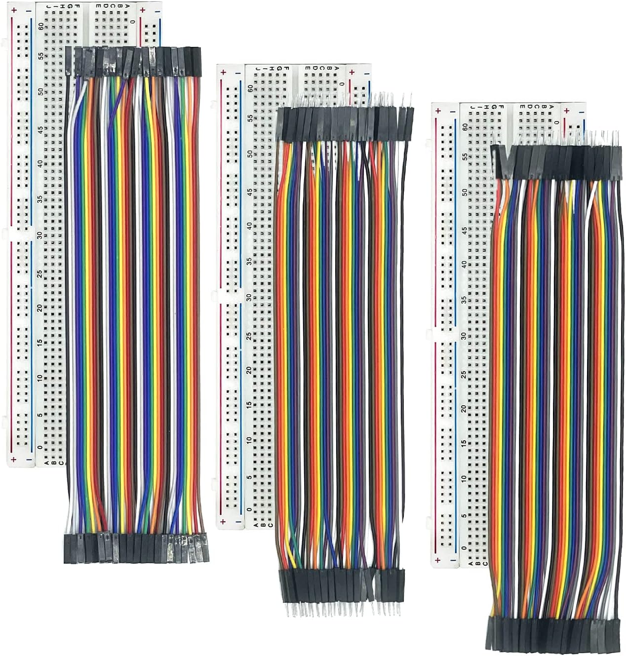 Amazon.com: starfa lab Breadboard Kit, Include 3 x breadboard + 3 x 20 ...