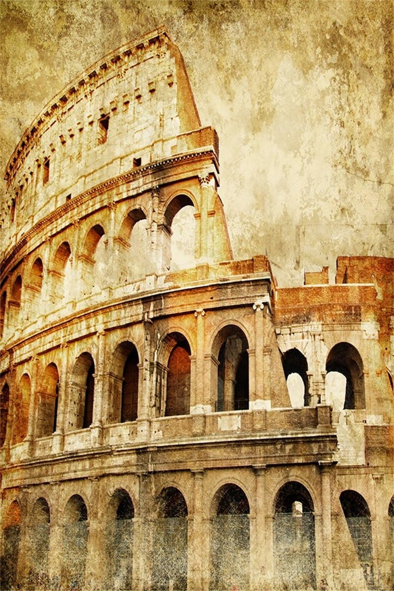 Amazon.com : AOFOTO 5x7ft Ancient Roman Colosseum Backdrops Italy ...