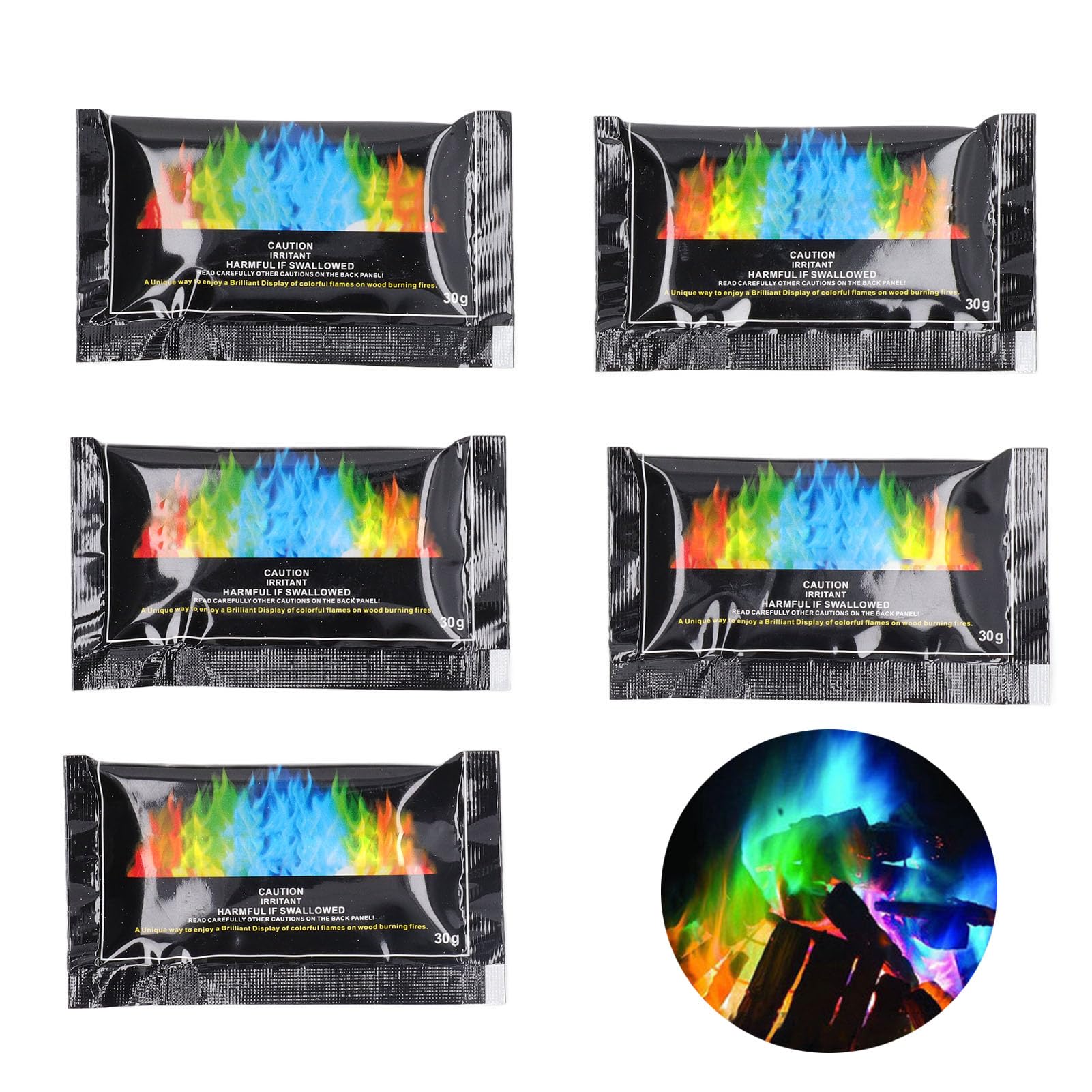 Amazon.com : Fire Color Changing Packets, Fire Pit, Campfires, Bonfire ...