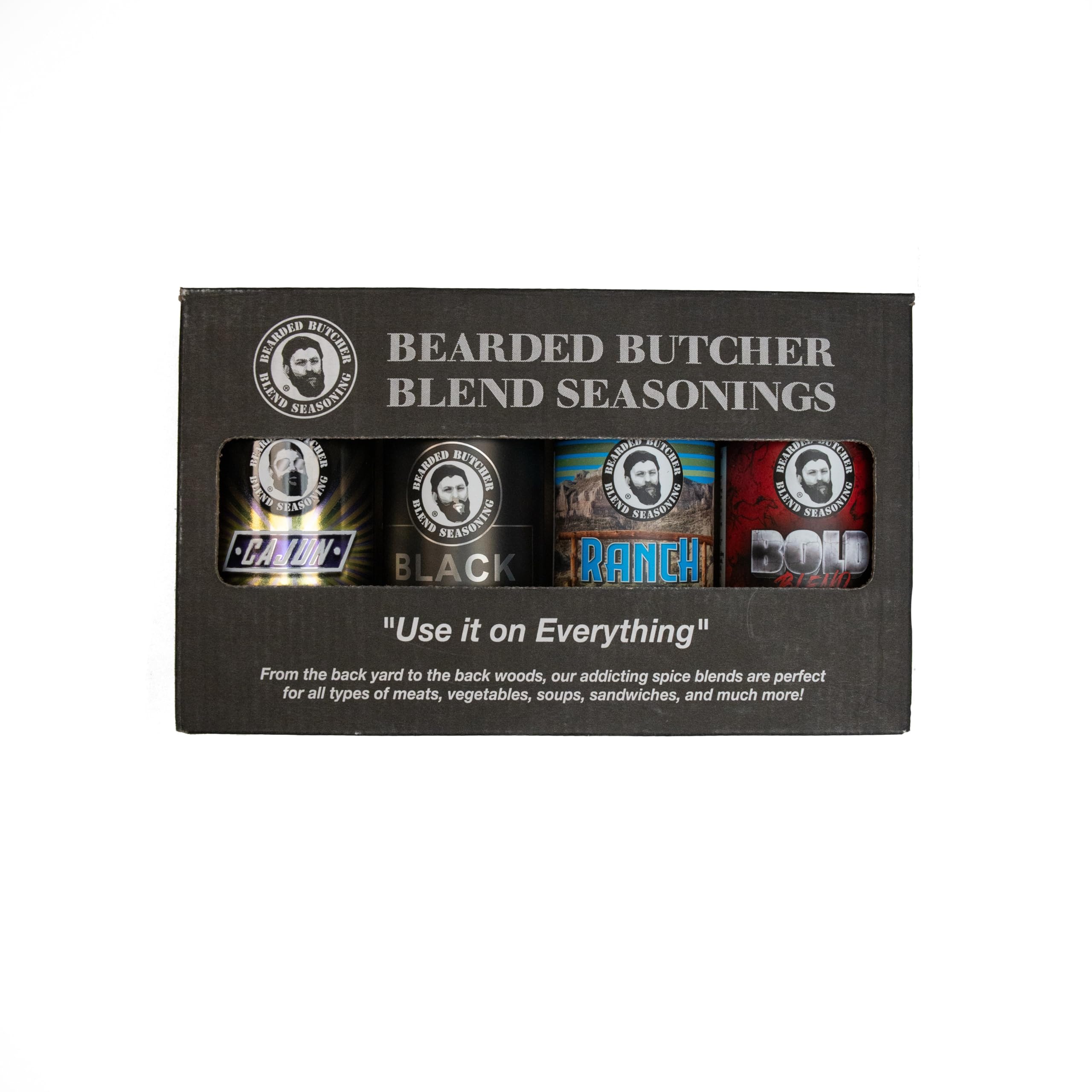 Amazon.com : Bearded Butchers 4-Pack Seasoning Bundle, Includes Cajun ...