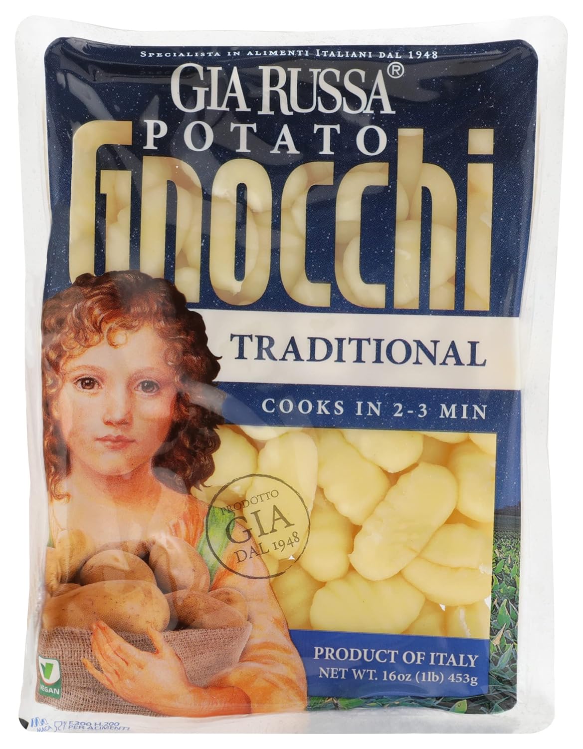 Amazon.com : GIA RUSSA GNOCCHI PTO 16 OZ : Gnocchi Pasta : Grocery ...