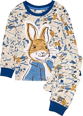 Peter Rabbit Pyjamas Baby Kids | Soft Costume T-Shirt & Trousers Pjs ...