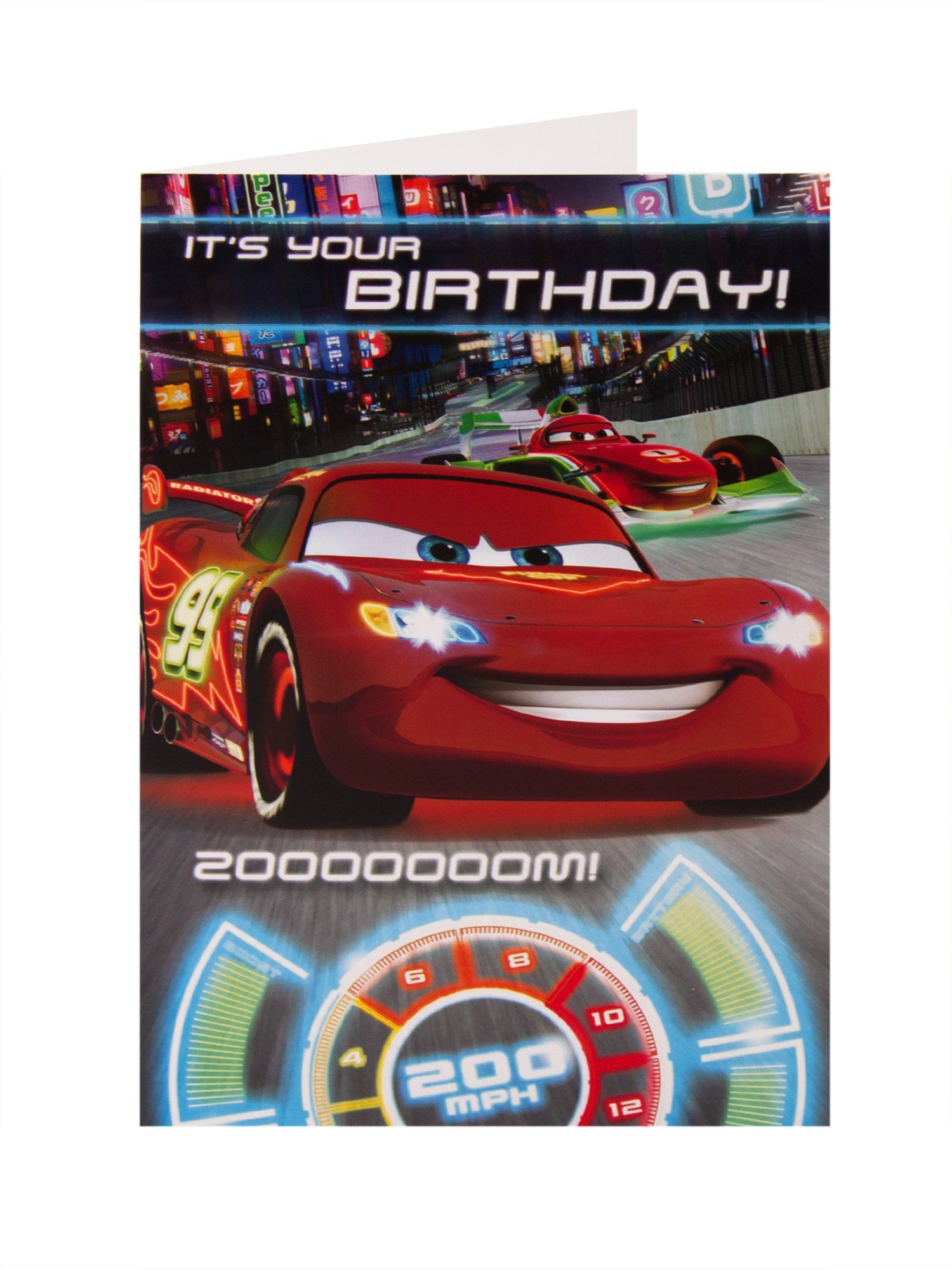Disney Autos Lightning McQueen ist es Ihr Geburtstag! zooooooom ...