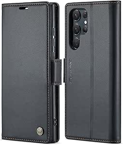 Amazon.com: SINIANL Samsung Galaxy S22 Ultra Wallet Case with RFID Blocking, Galaxy S22 Ultra ...