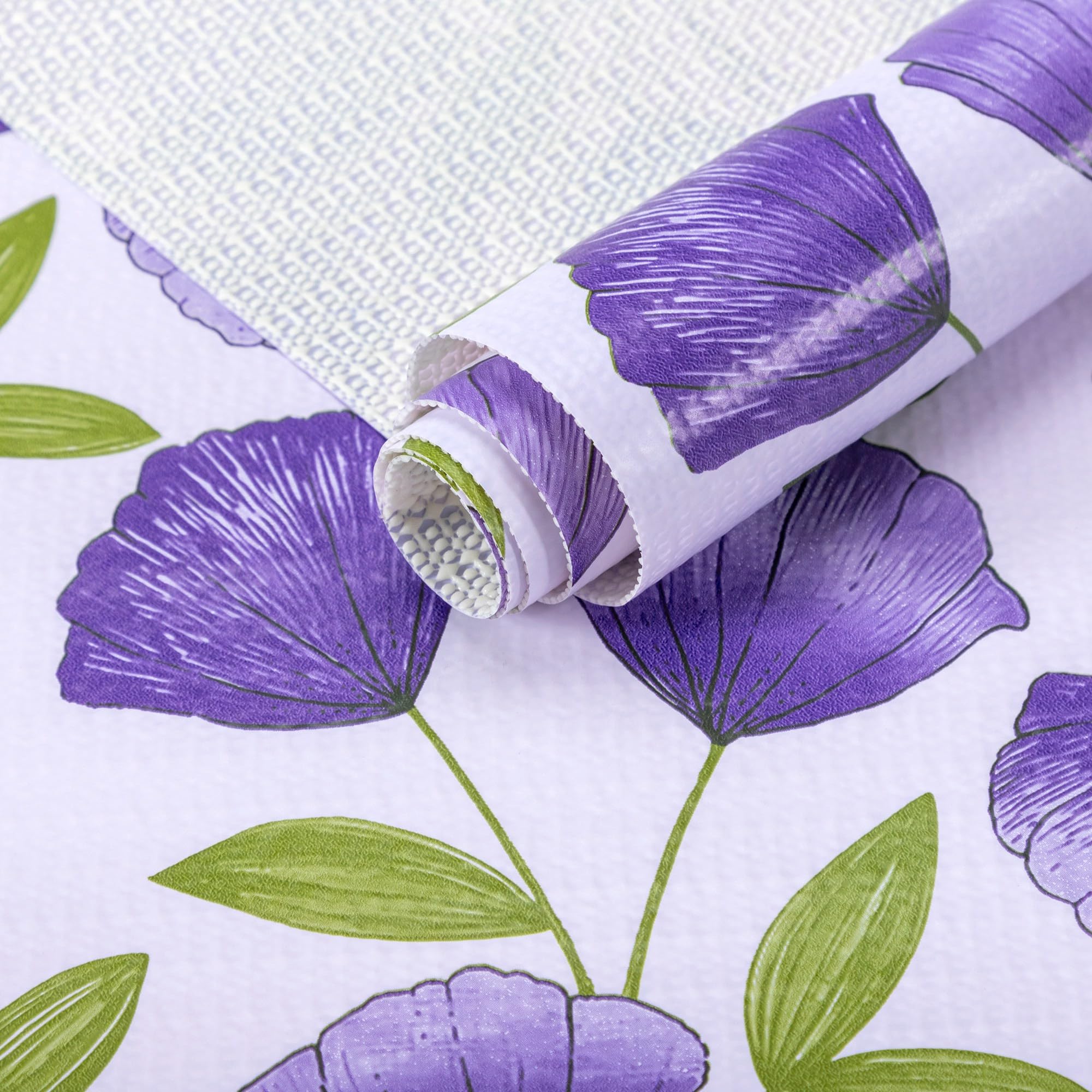 Amazon.com - Non Adhesive Shelf Liner Purple 18Inch x 16FT Kitchen ...