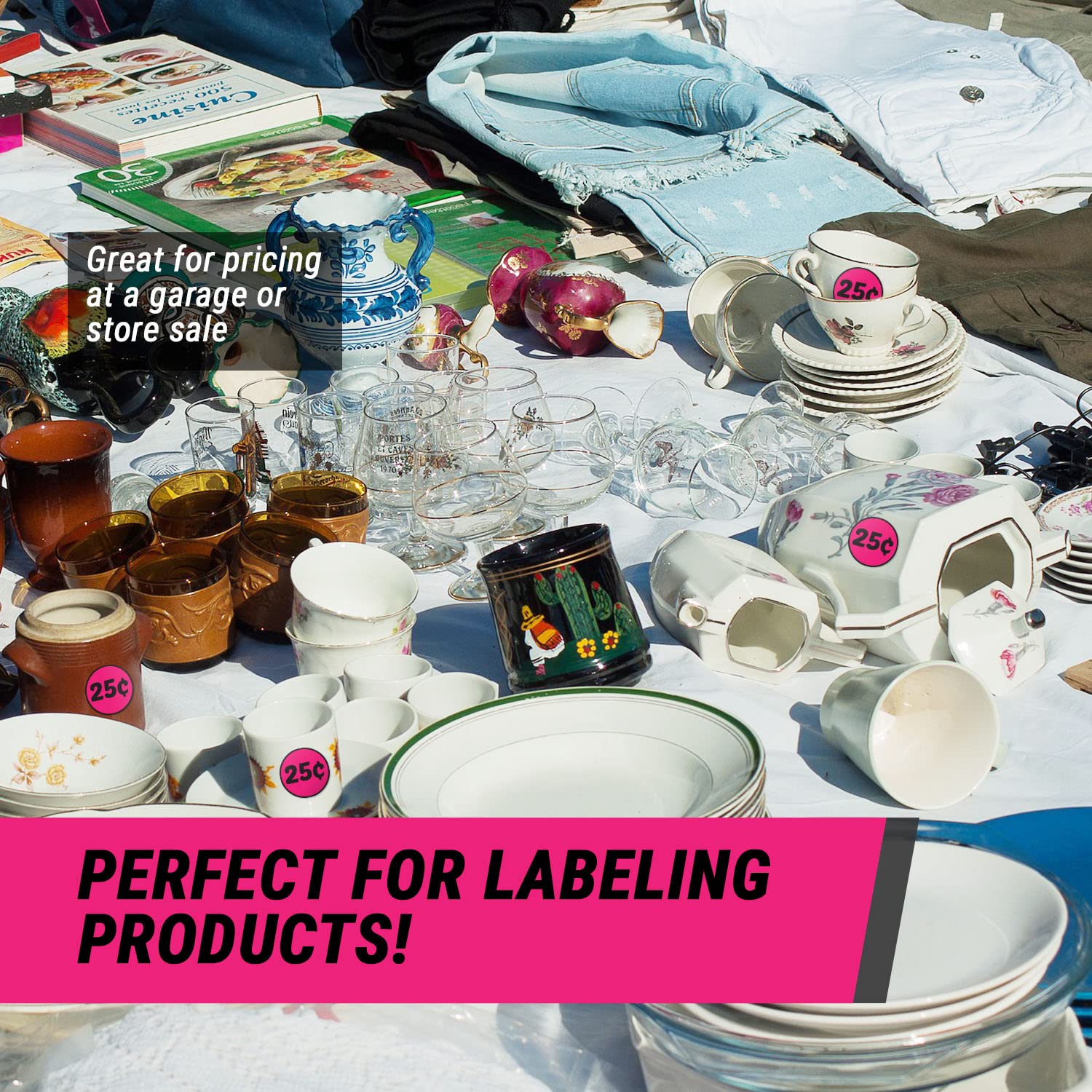 Snapklik.com : 25 Cent Price Stickers