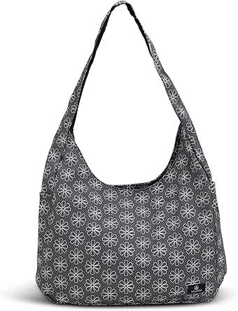 Amazon.com: VOLCOM Schoolyard Canvas HOBO Tote, Black/White : Clothing ...