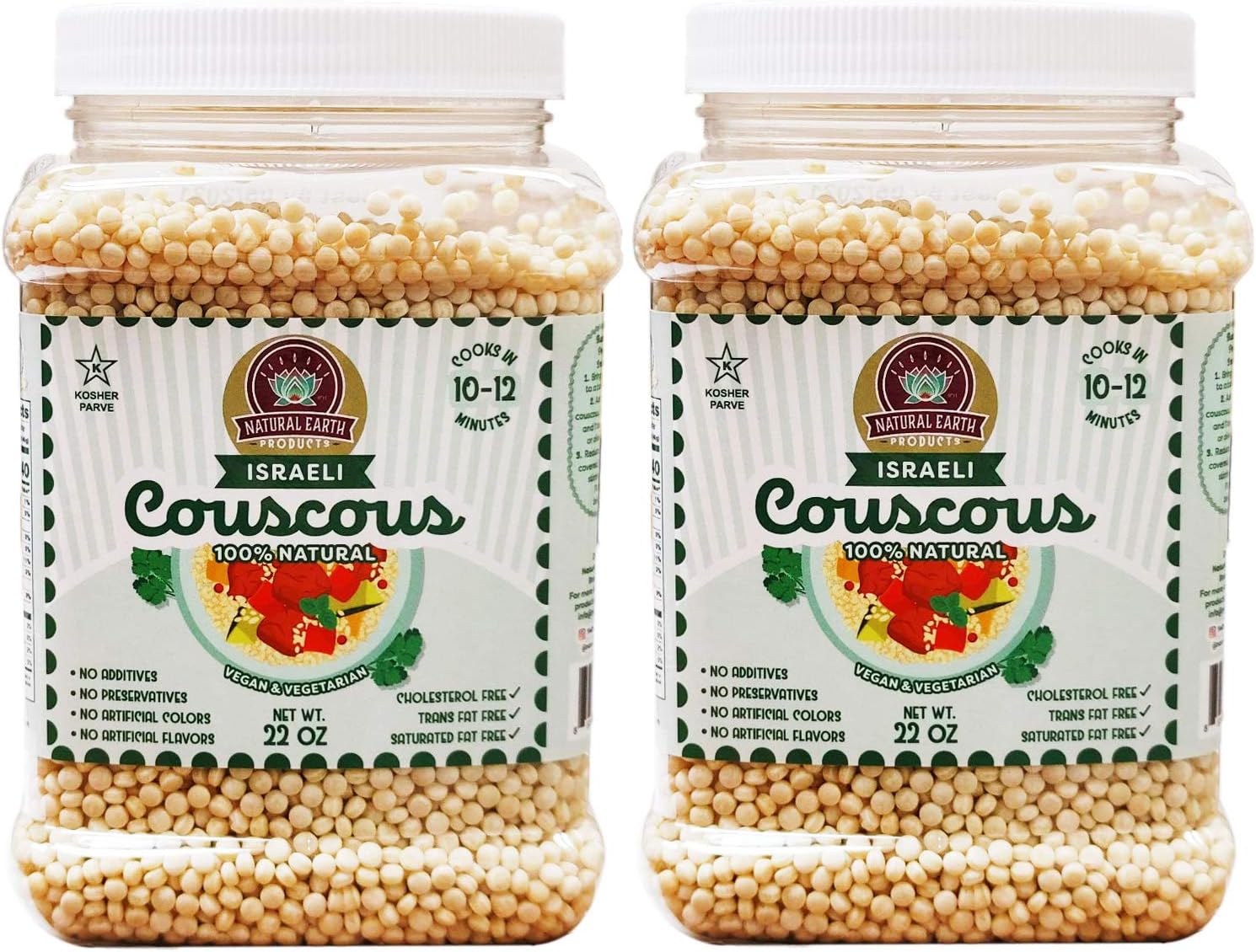 Amazon.com : Original Couscous Natural Flavor Israeli Couscous, Natural ...