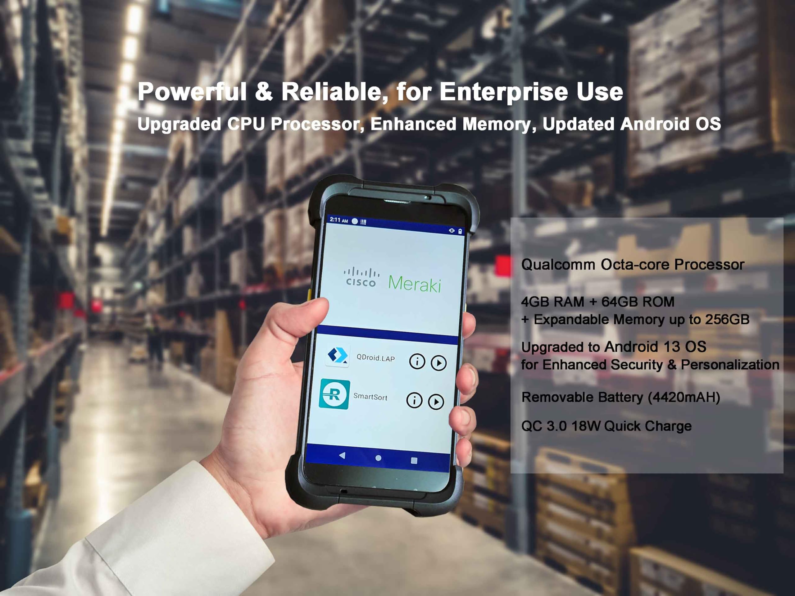 Snapklik.com : Vanquisher 2024 Android Barcode Scanner, 5.5 ...