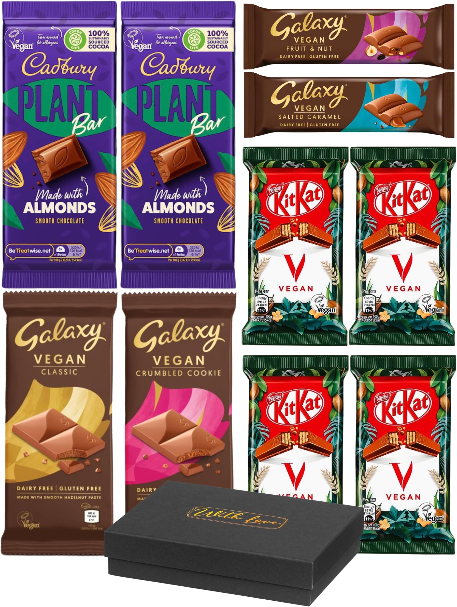 Amazon.com : Astor Chocolate Vegan Chocolate Bars, Assorted 4 piece 56% ...