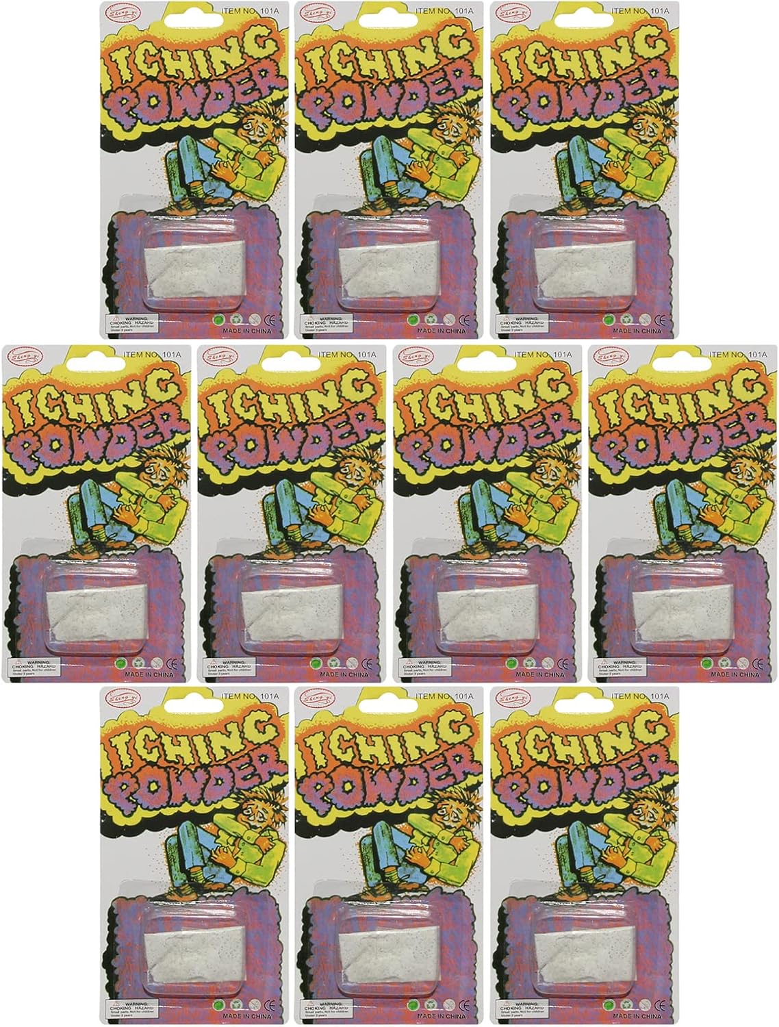 Itching Powder Gag-Prank Shocking Kit 10 Prank Itching Powder Shocking ...