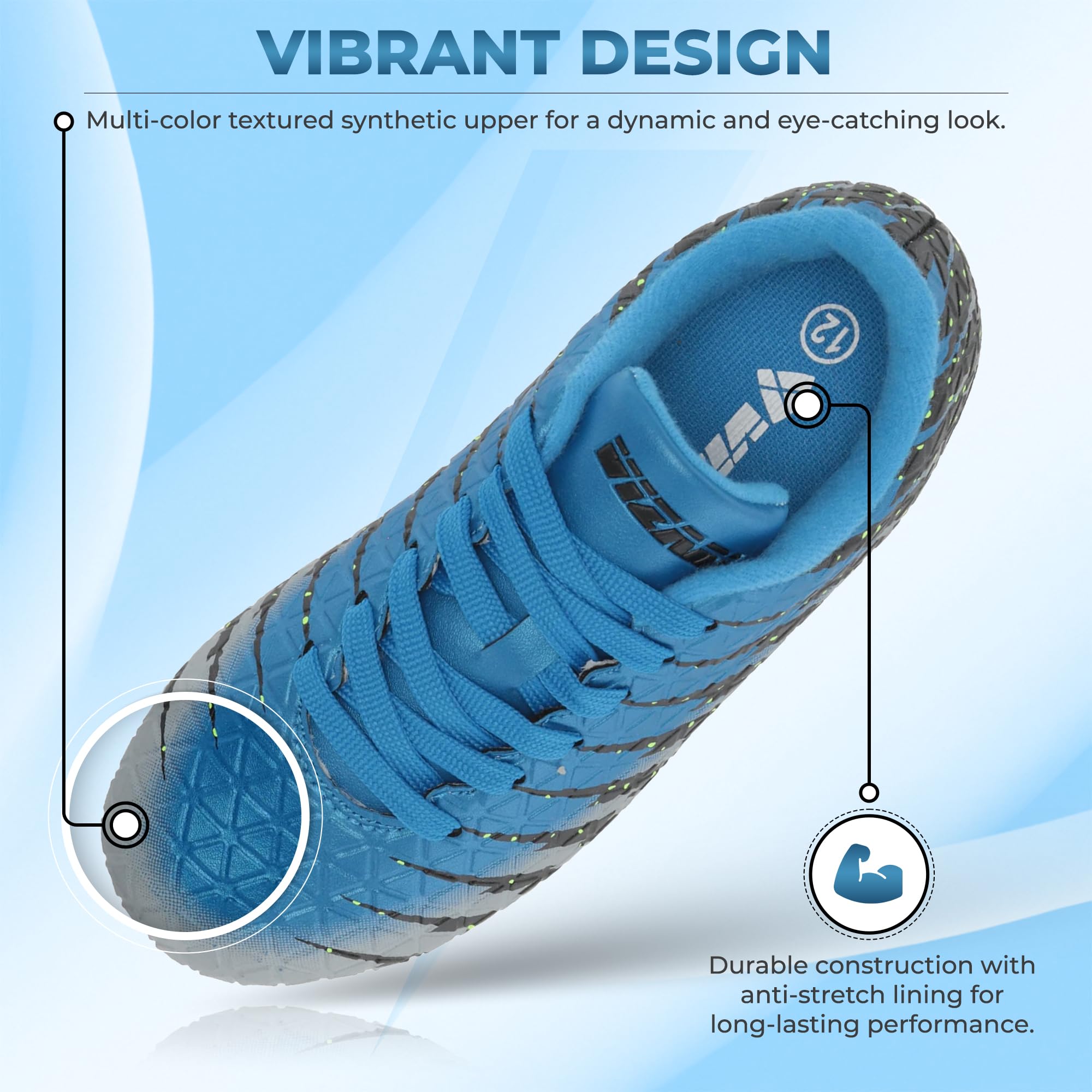 Snapklik.com : Bolt FG Soccer Shoes Firm Ground Cleats For Outdoor ...