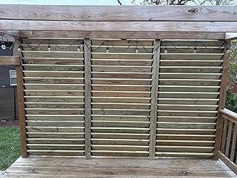 Amazon.com: Pylex Deck Sunblind System 11060, Louvers Bracket Shutter ...