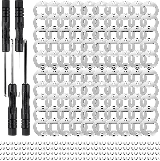 Fulillanlun 100 Set Bottle Opener Insert DIY Bottle Opener Hardware ...