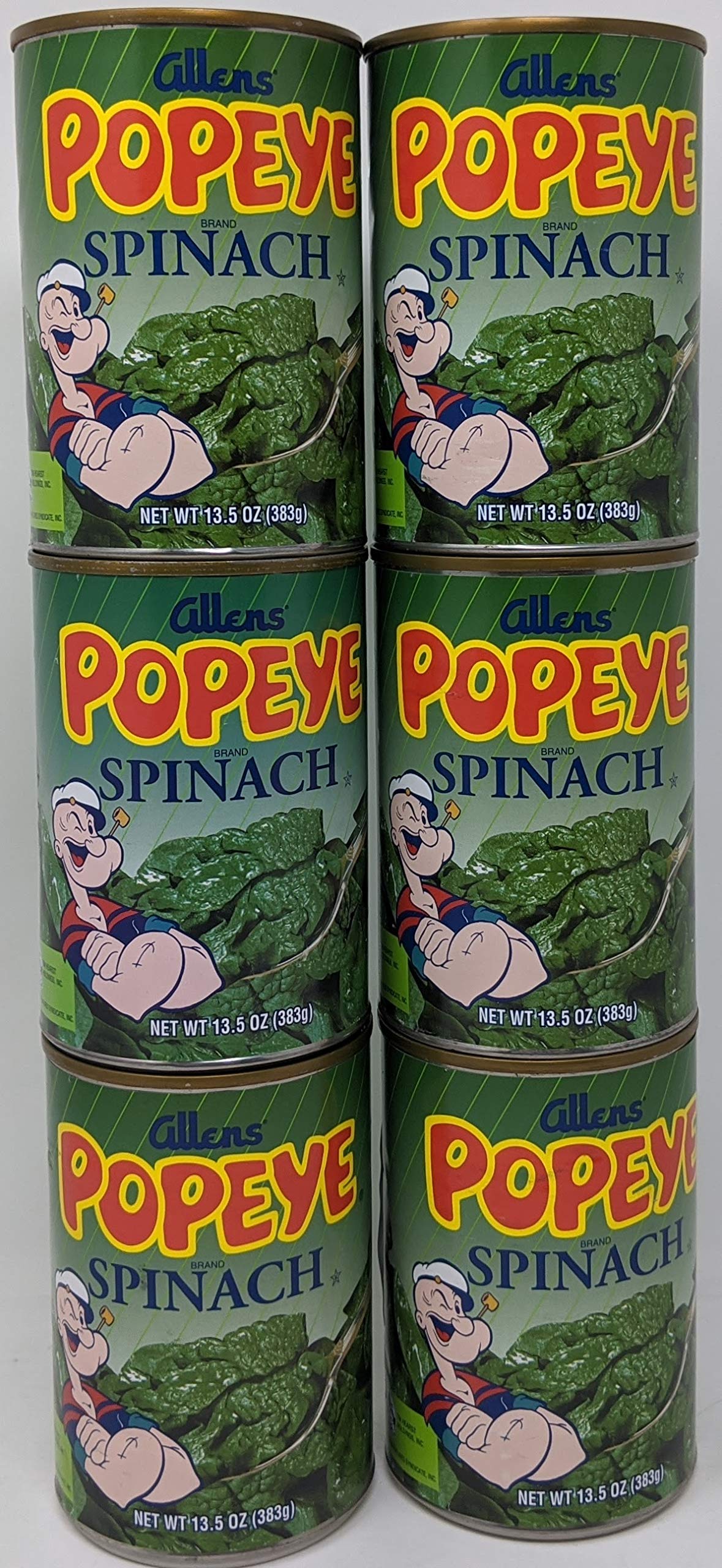 Popeye Spinach Label