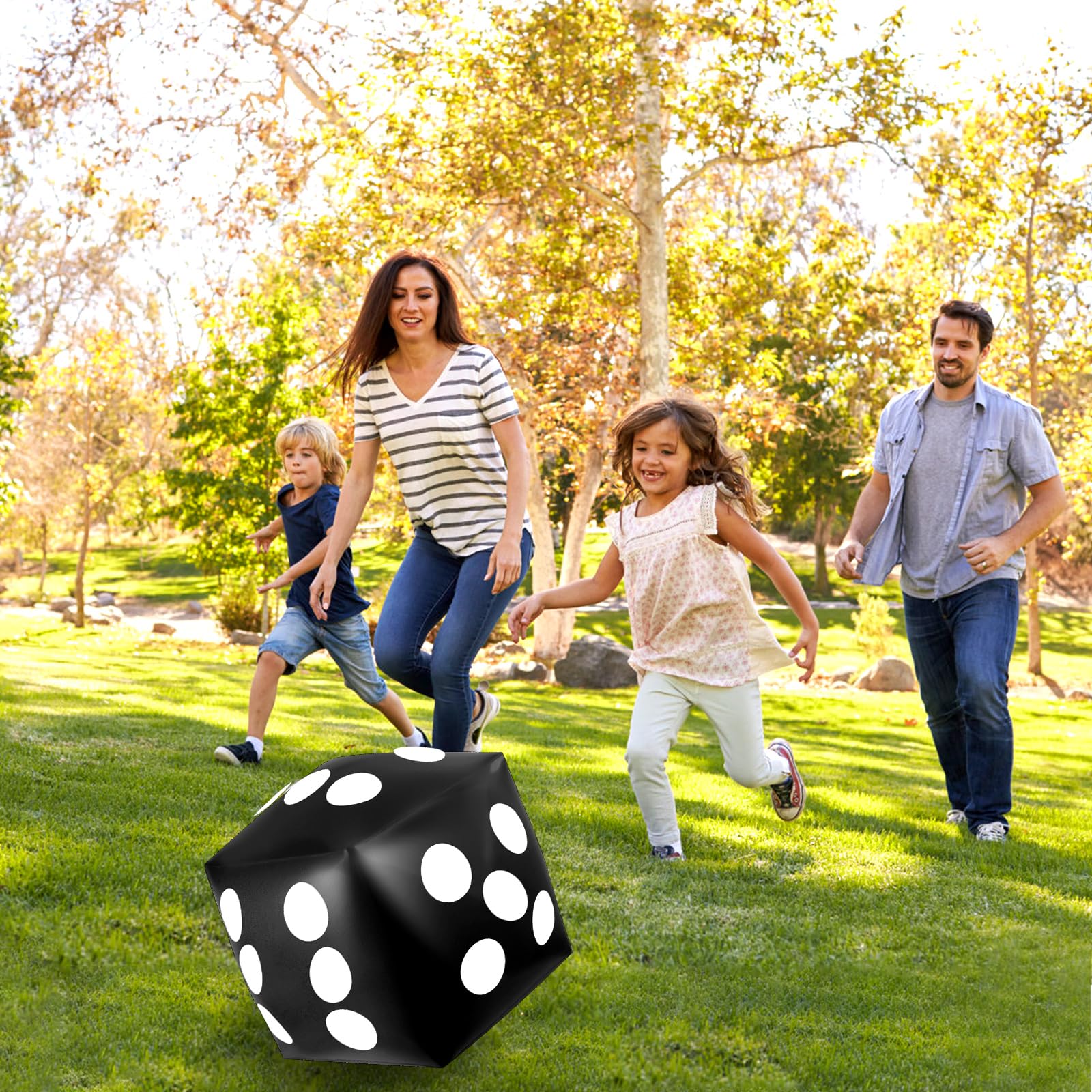 Snapklik.com : 4 Pieces Jumbo Inflatable Dice 12.6 Inch Large ...