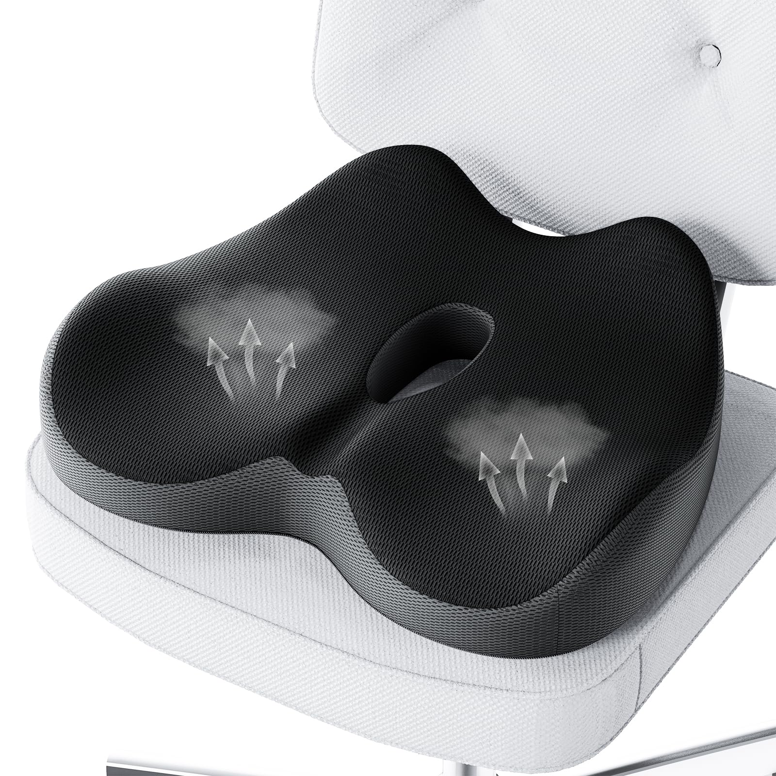 Snapklik.com : Memory Foam Office Chair Cushion, Ergonomic Seat Cushion ...