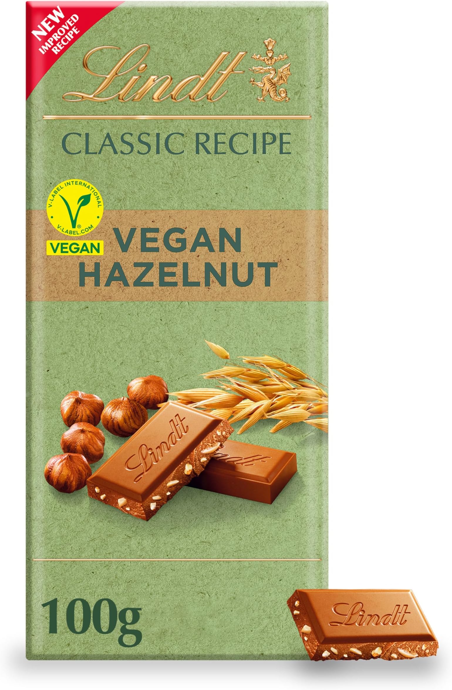 Amazon.com : Lindt CLASSIC RECIPE OAT MILK Plain Chocolate Bar, 3.5 oz ...