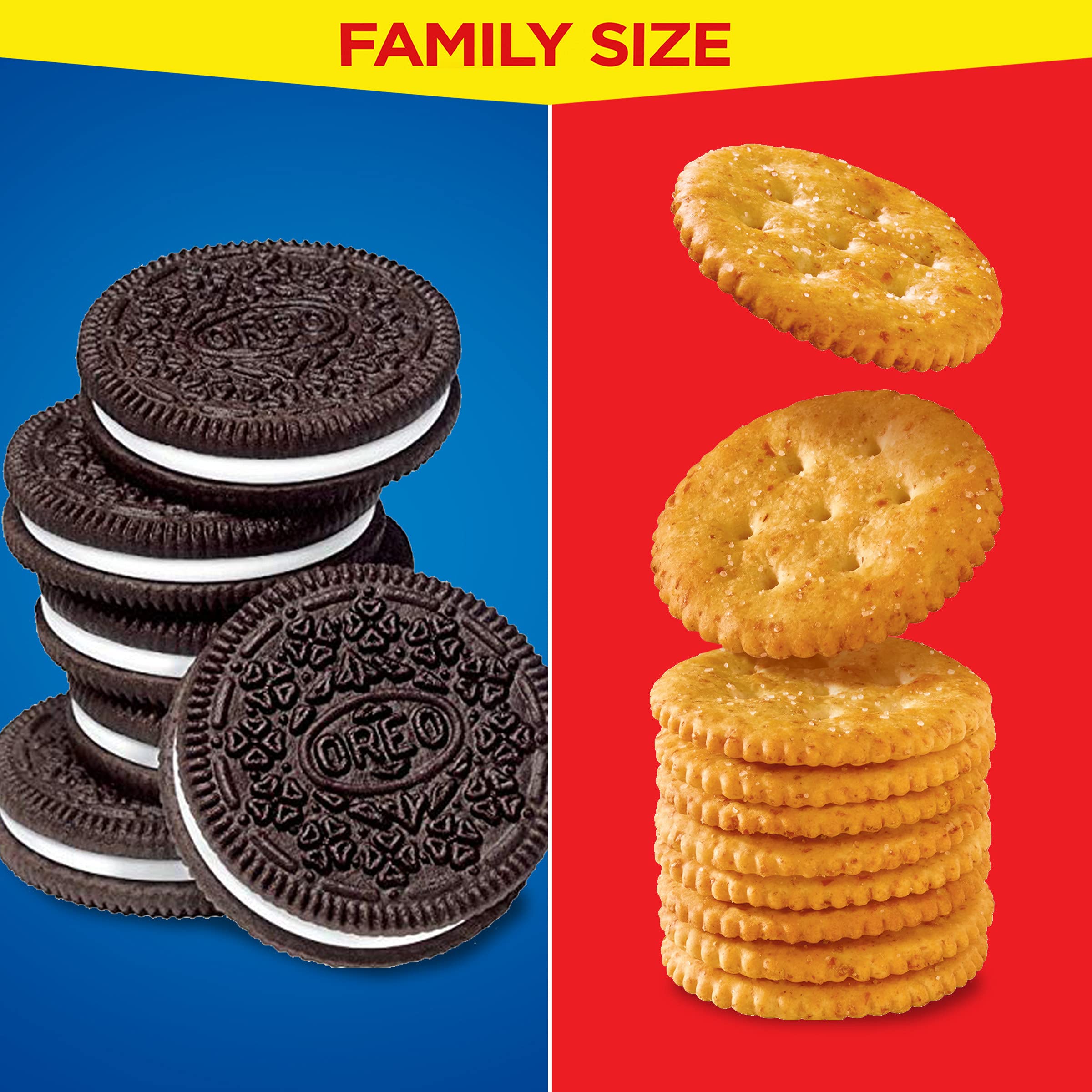 OREO Cookies & RITZ Crackers Variety Pack, Family Size, 3 Packs- Buy ...