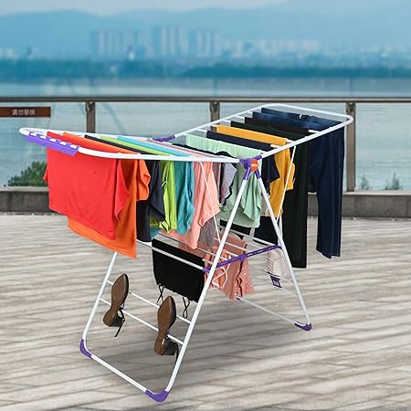 Magna Homewares Cloth Stand Robusto Rust Proof Steel Foldable Cloth ...