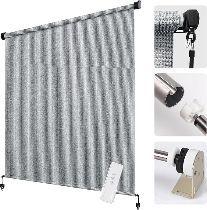 Amazon.com: Electric Sun Shades Outdoor Motor Kit for Coolaroo Shade ...