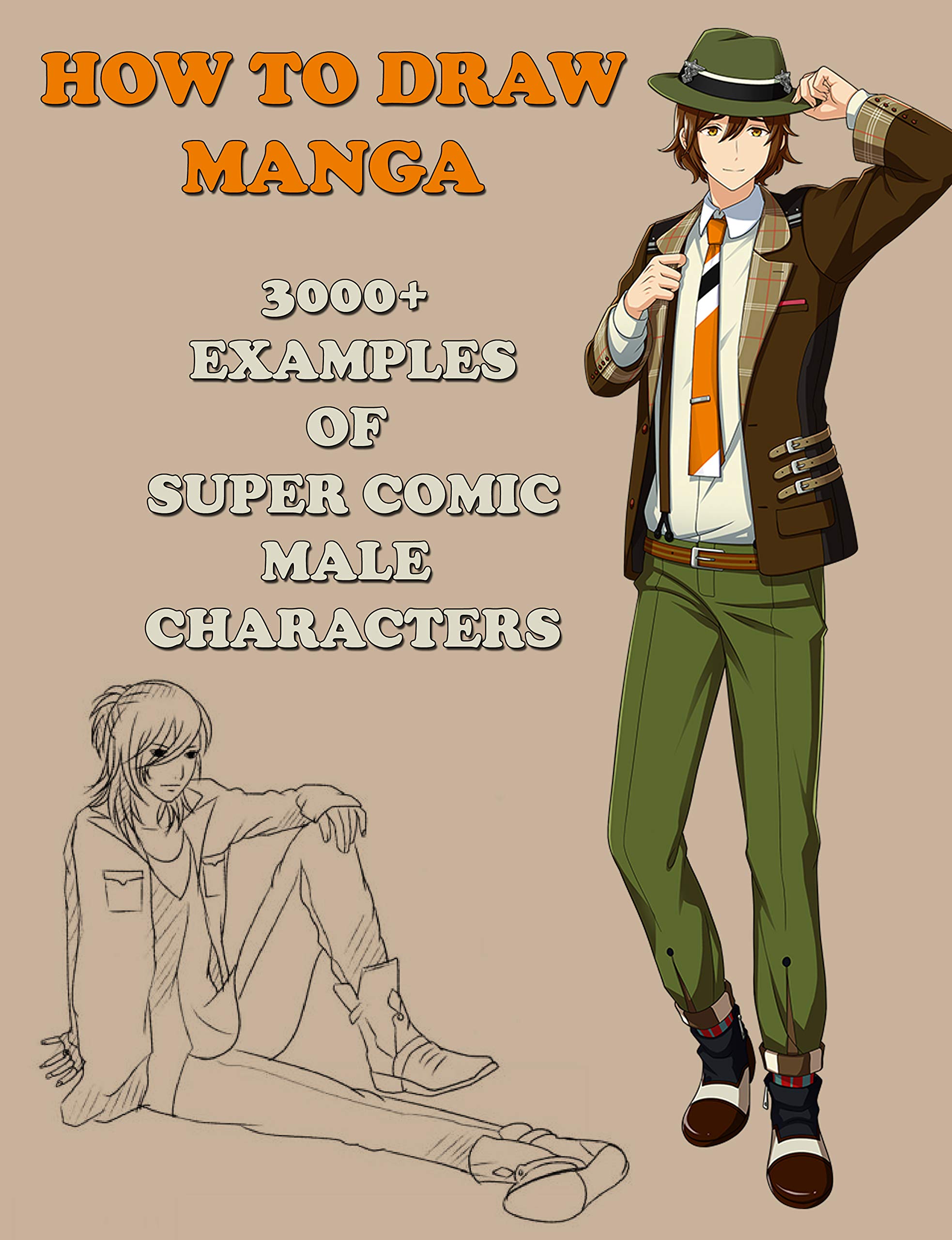 Buy How To Draw Manga 3000 Examples Of Super Comic Male Characters