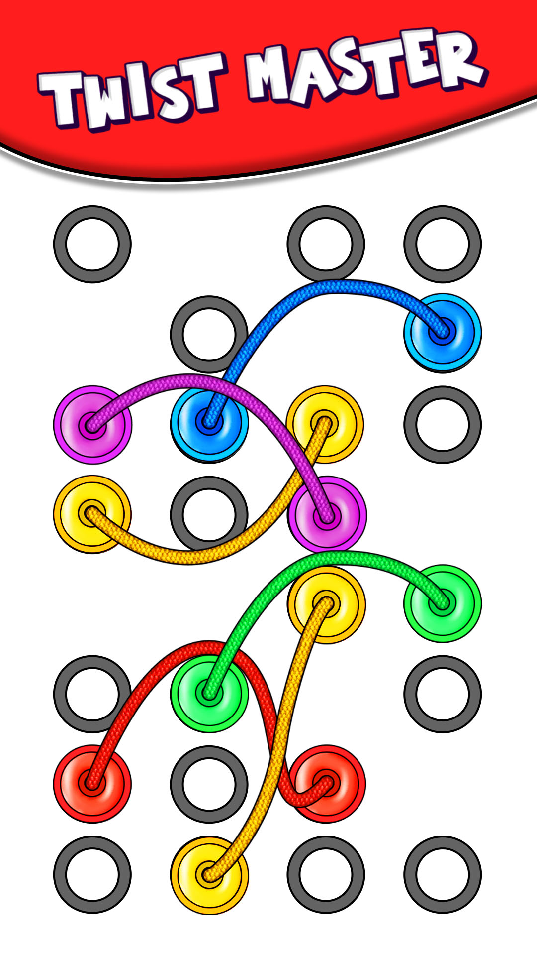 Twisted Knot Rope Tangle Puzzle Sort Color Adventure - App on Amazon ...