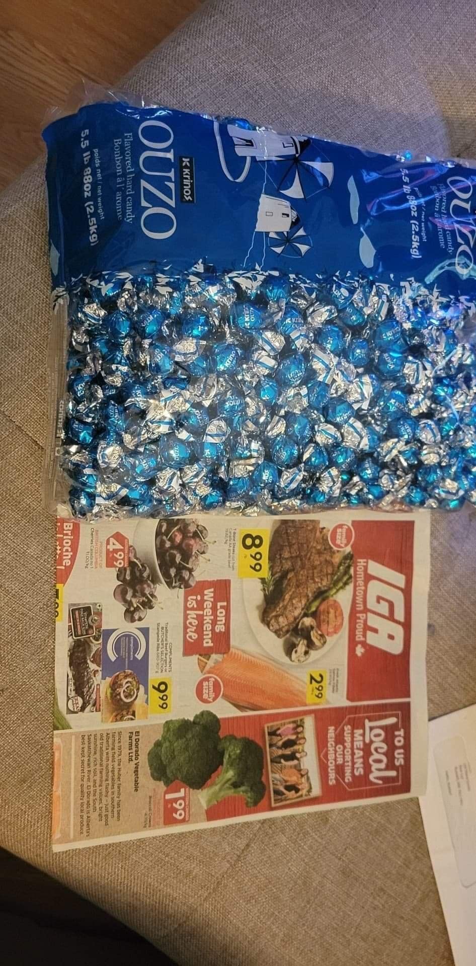 Krinos Ouzo Flavored Hard Candy - 5.5lb Bag : Amazon.ca: Grocery ...