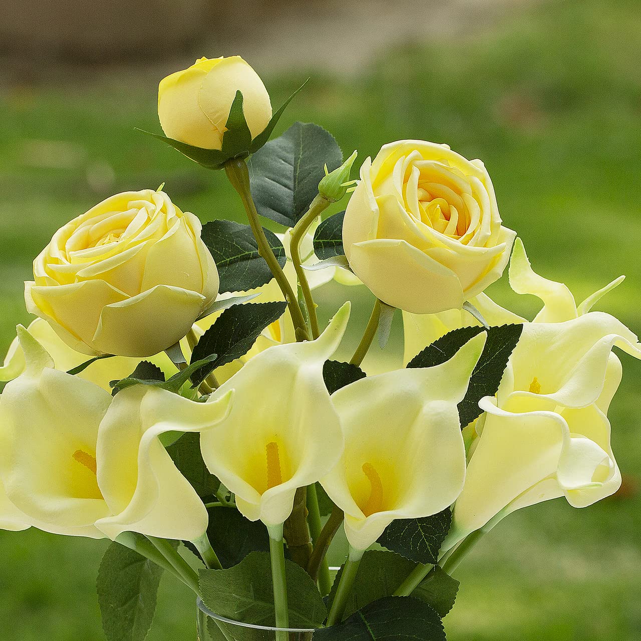 Yellow Rose And Calla Lily Bouquet