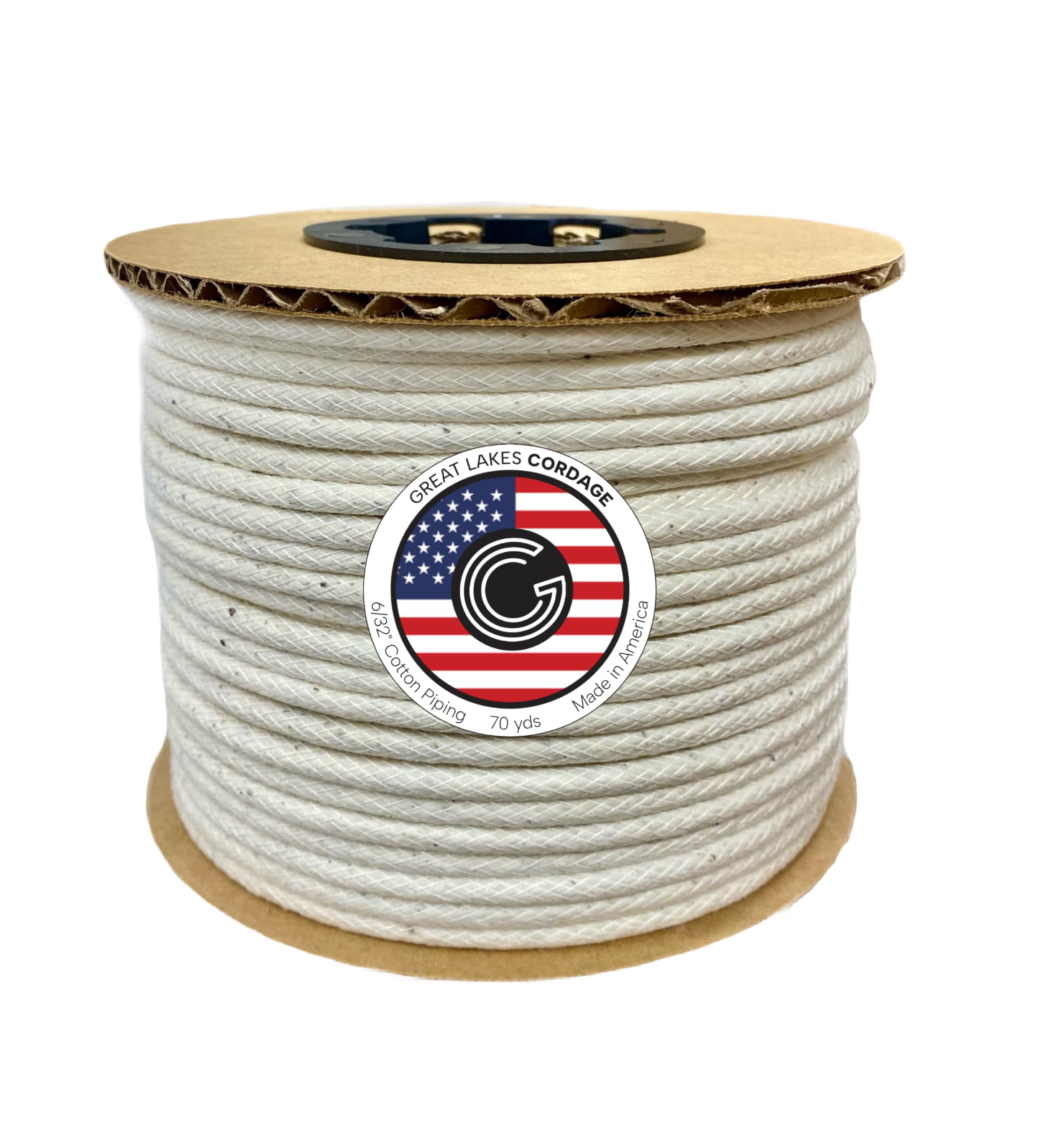 Amazon.com: 6/32" (3/16") Cotton Piping Cord, Size 1 (70 yds) : Arts ...