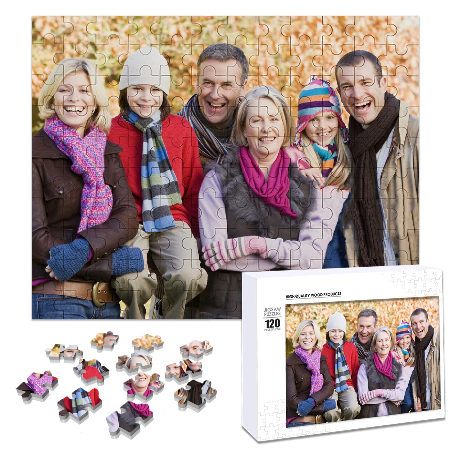 Amazon.com: Custom Puzzles from Photos, Personalized Puzzle for Adults ...