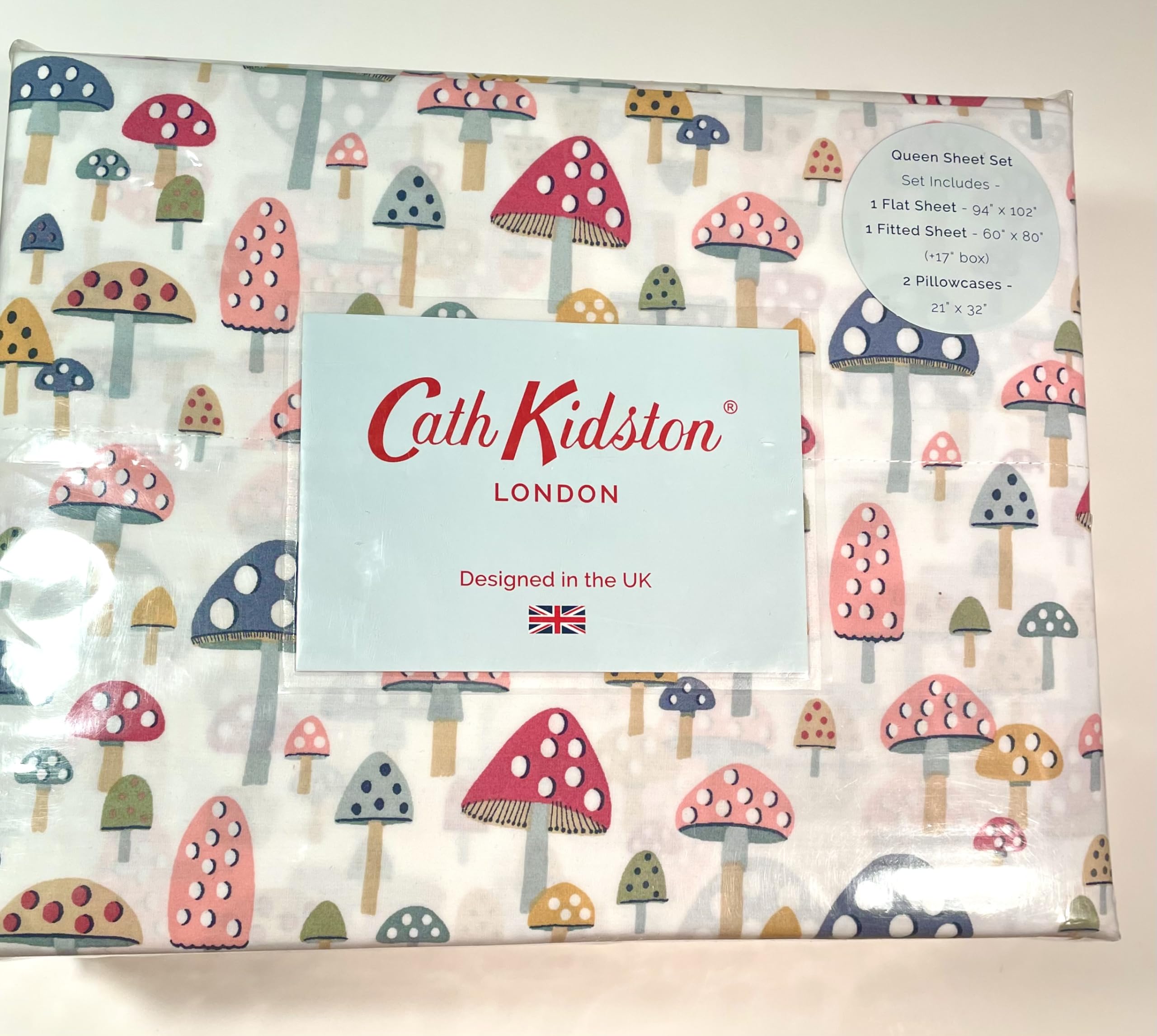 Amazon.com: Cath KIDSTON of London Home Luxury Collection 4 Piece 200tc ...