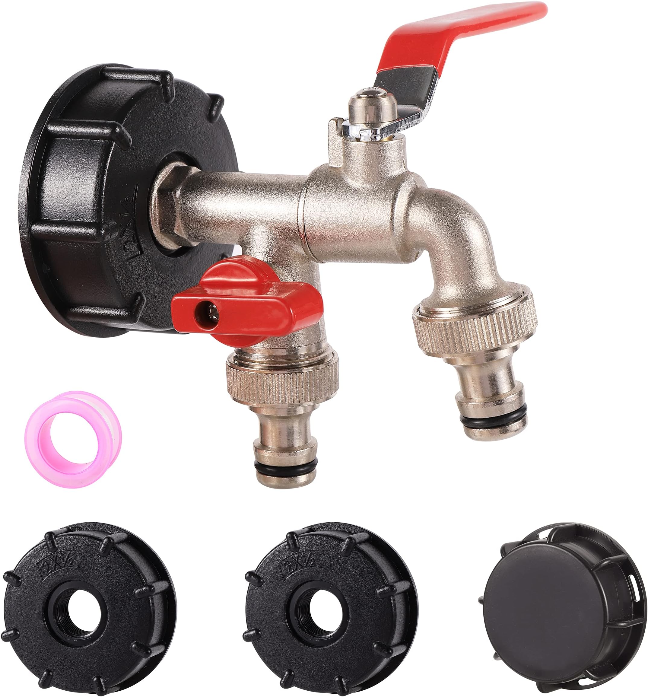 IBC Tank Adapter IBC Tote Tank Drain Adapter S60X6 to Brass Garden Tap ...