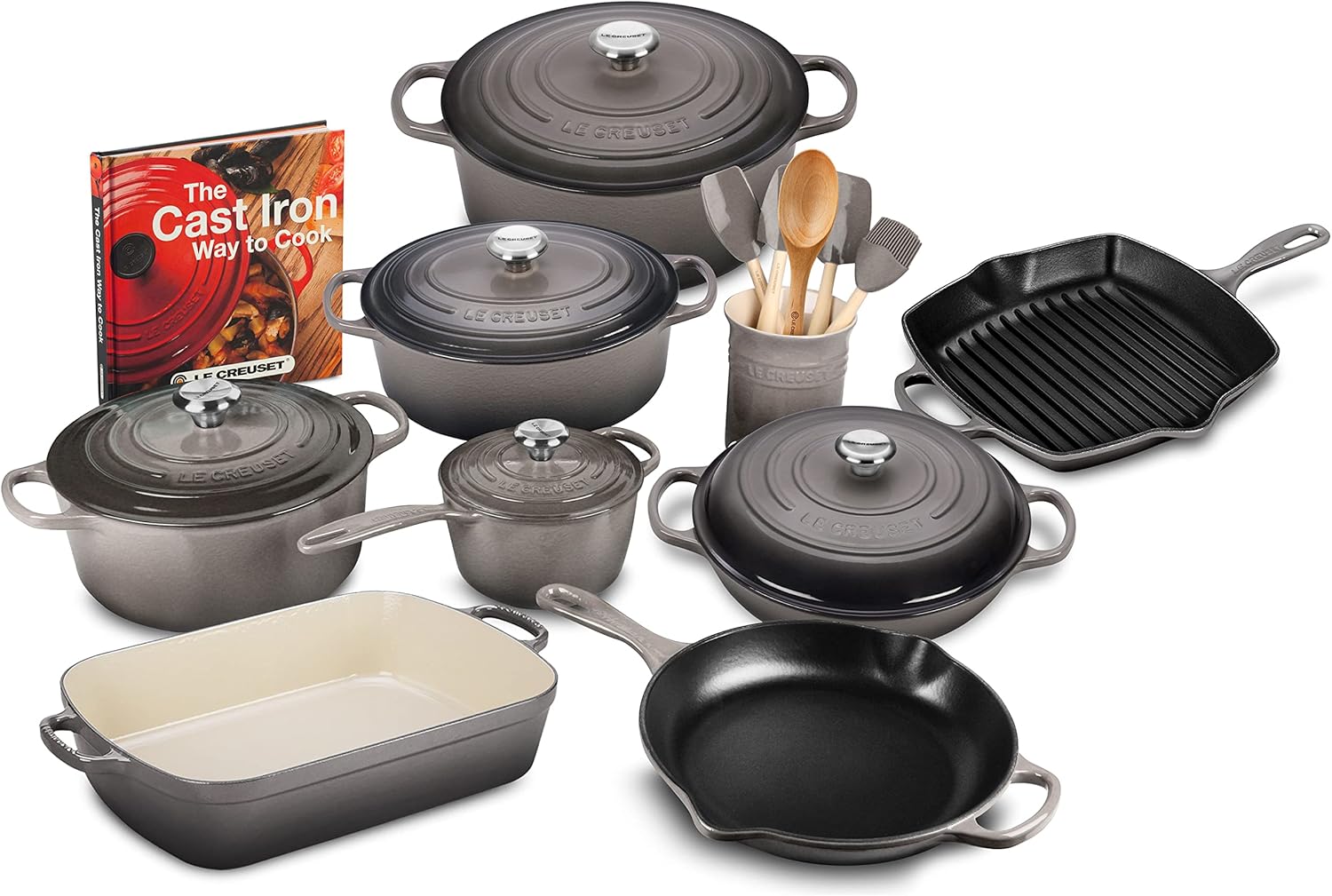 Buy Le Creuset 20 Piece Cookware Set Oyster at Ubuy Nepal