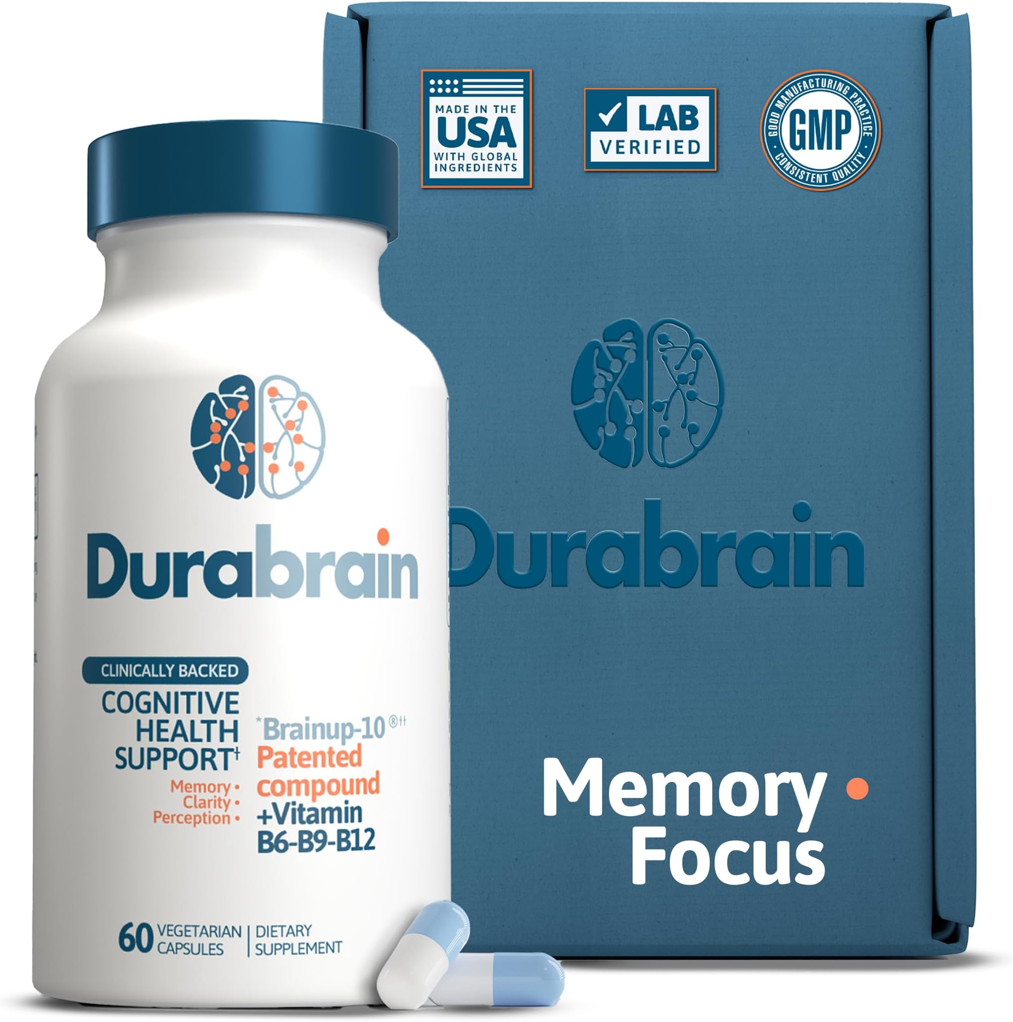 Amazon.com: Durabrain Nootropic Brain Support Supplement for Memory and ...