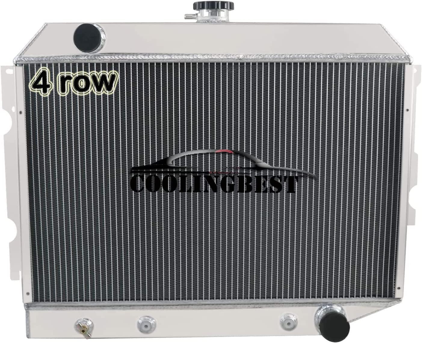 Amazon.com: COOLINGBEST 4 Row Aluminum Radiator for 1968-1974 Dodge ...