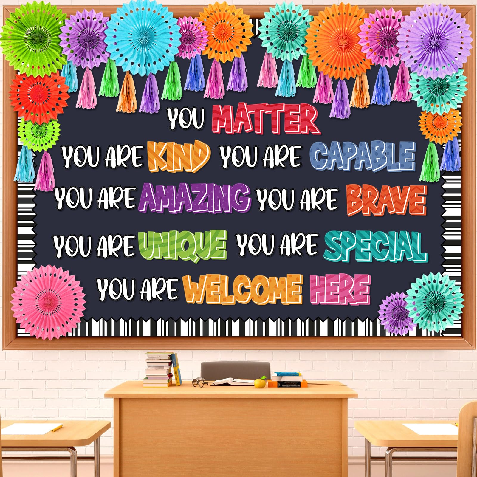 Snapklik.com : 70 Pcs Motivational Bulletin Board Set Inspirational ...