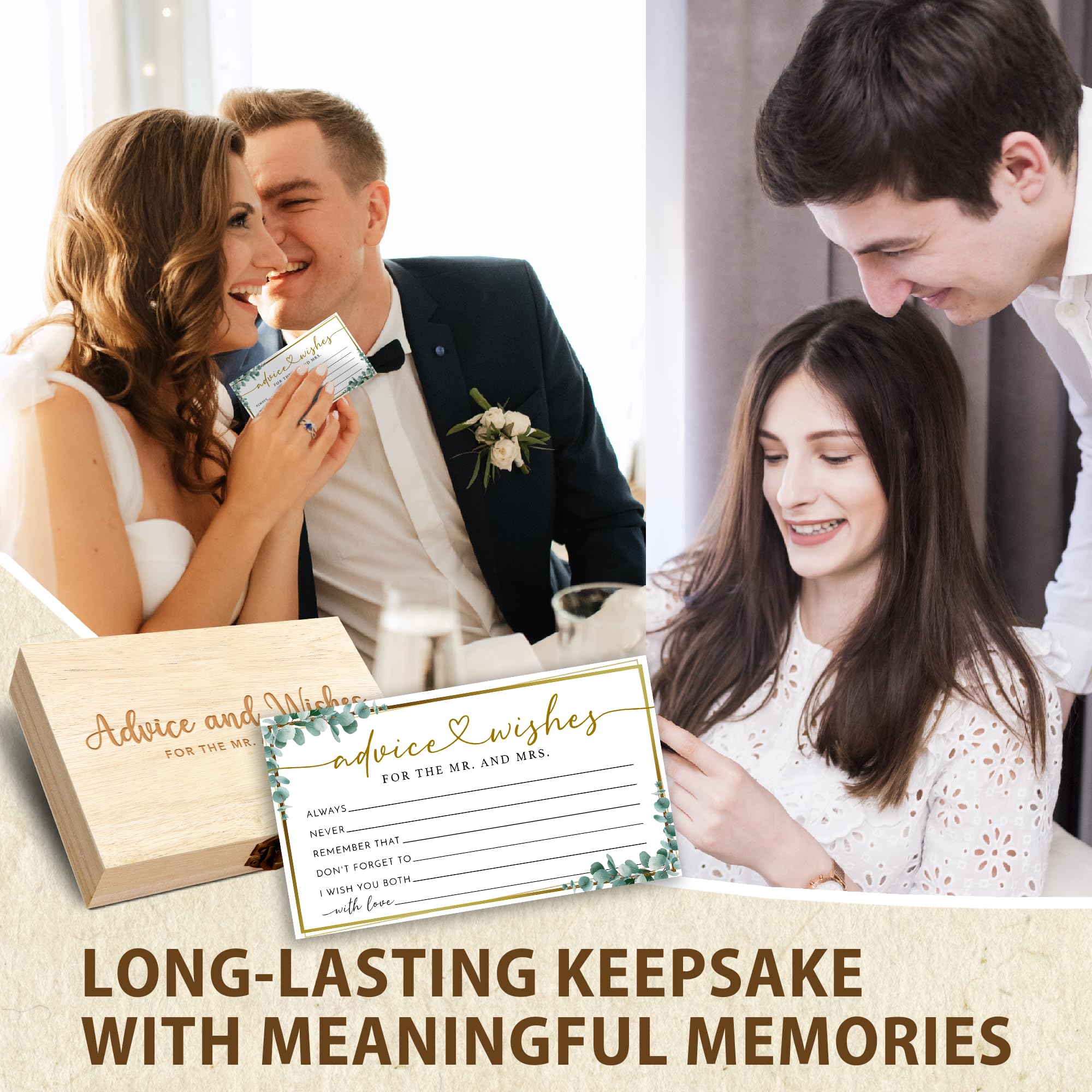 Newlywed Game Rose Gold Advice For The Bride Cards | Printable Bridal ...