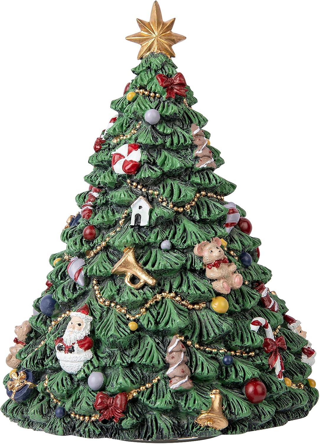 Musical Rotating Christmas Tree Figurine with Nepal | Ubuy